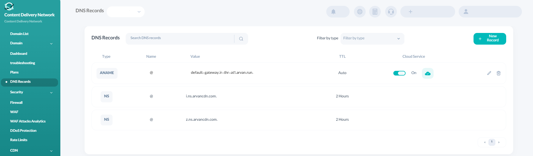 Application Management | ArvanCloud's Products Documents